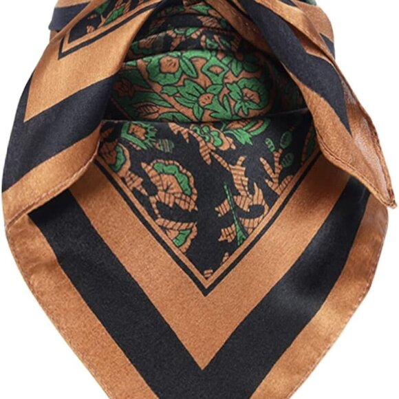 Other | 10 Silk Wild Rag 27 Inch Print Cowboy Neckerchief Large ...